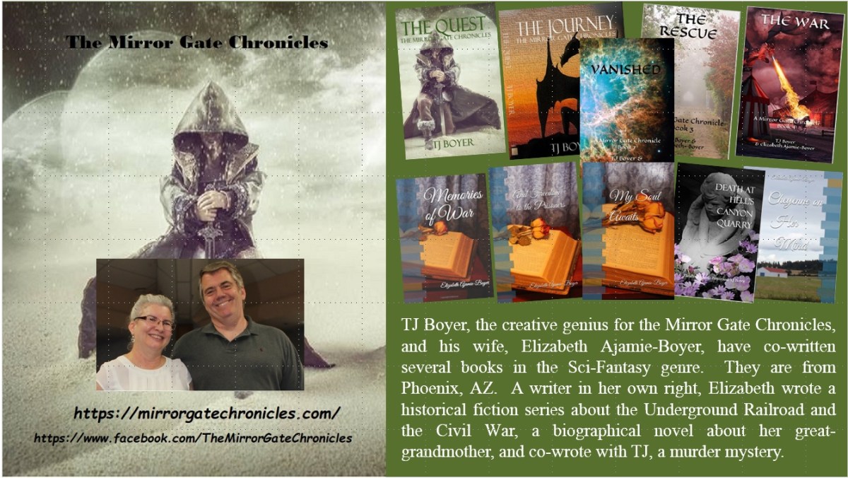 Mirror Gate Chronicles – Author Team, TJ Boyer & Elizabeth Ajamie-Boyer
